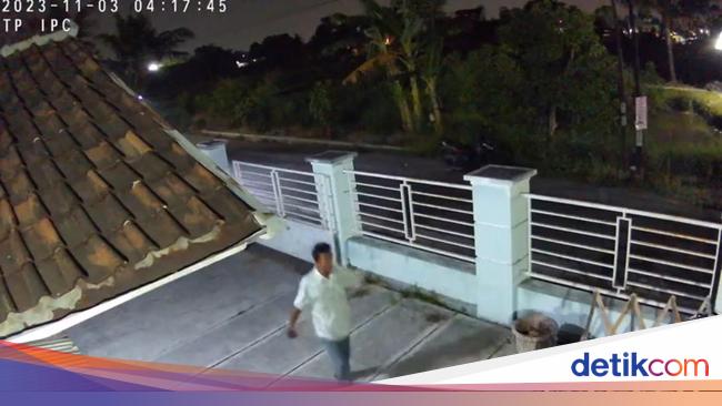 Viral! Aksi Maling Pakaian Dalam di Kos Godean Sleman Terekam CCTV