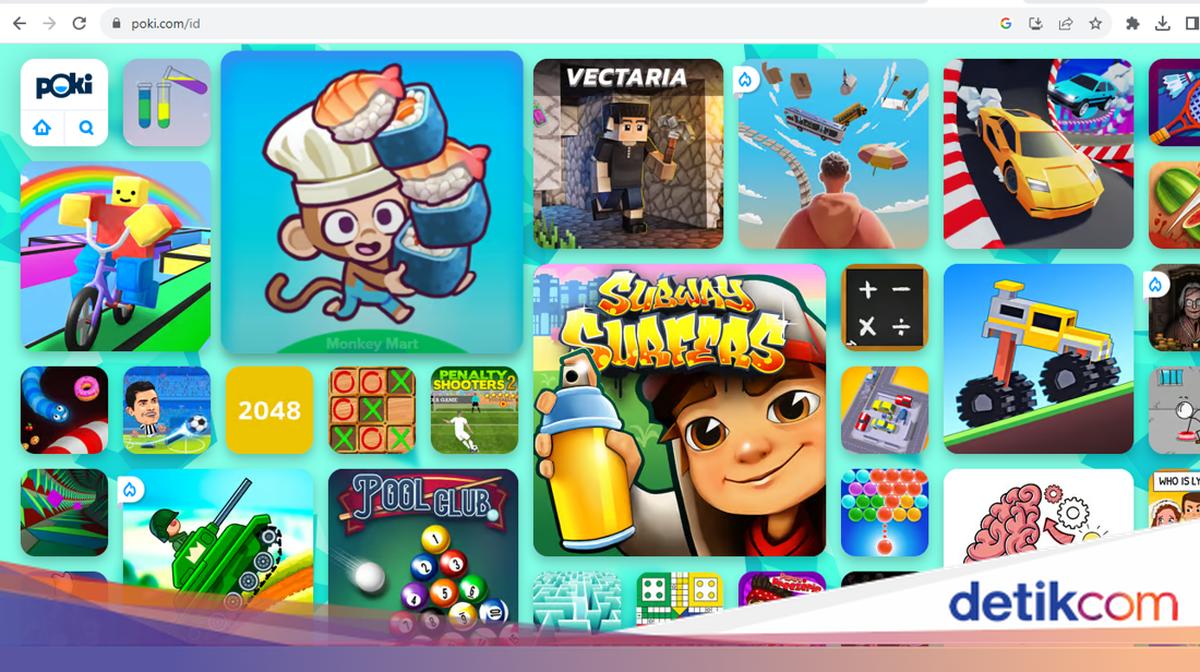 15 Pilihan Poki Games Terpopuler yang Bisa Dimainkan Online Tanpa Aplikasi