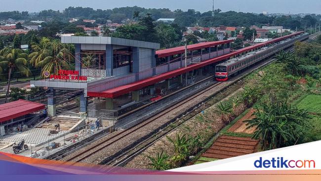 Potret Kondisi Stasiun Pondok Rajeg yang Bakal Diaktifkan Lagi