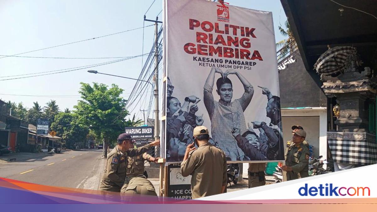 Baliho Kaesang Dicopot, PSI Geram Penertiban Atribut Partai Tebang Pilih