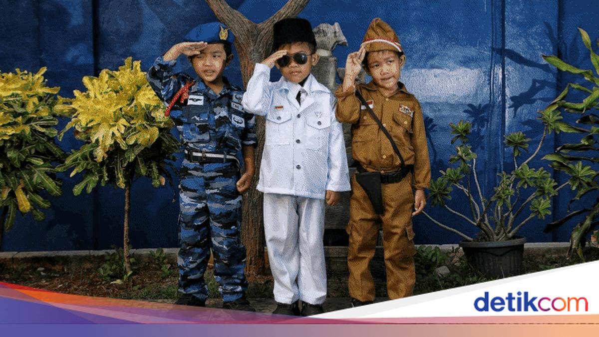 Foto Seri Calon Pahlawan Masa Depan Versi Anak-anak TK