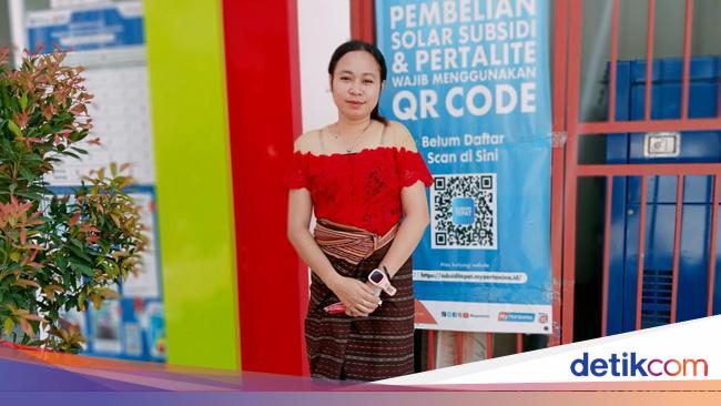 Petugas SPBU Pakai Kebaya-Sarung Lamaholot: Penenun Juga Pahlawan