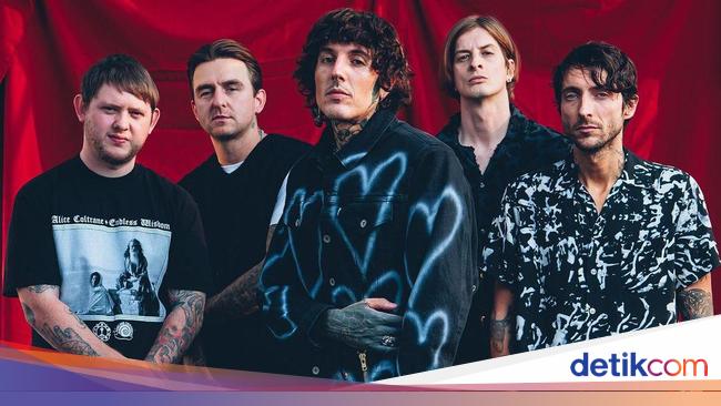 Penampakan Drum Milik Drummer BMTH Usai Konser di Jakarta Dihentikan