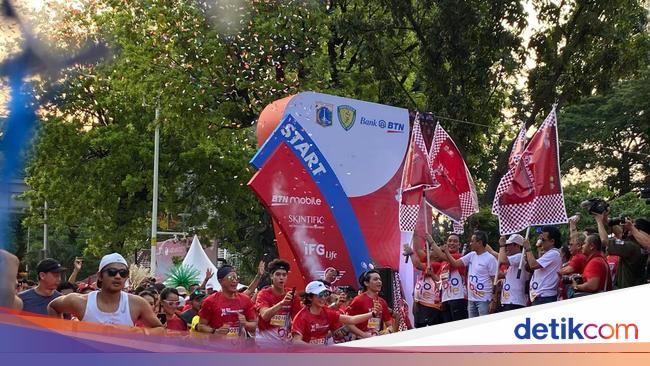 Pelari Berbagai Kalangan & Lintas Negara Meriahkan BTN Jakarta Run 2023