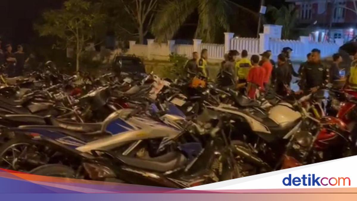 Bikin Resah, Puluhan Motor Pembalap Liar di Pelalawan Ditangkap!