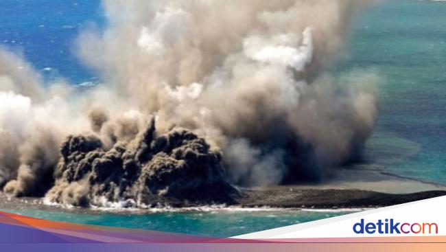 Pulau Baru Muncul di Laut Jepang, Terlihat dari Luar Angkasa Pulau Baru Muncul di Laut Jepang, Terlihat dari Luar Angkasa