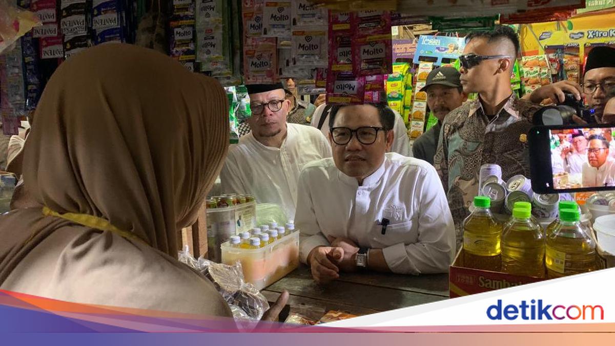 Cak Imin Sidak Pasar Grogolan Pekalongan, Terima Keluhan Harga Cabai Naik