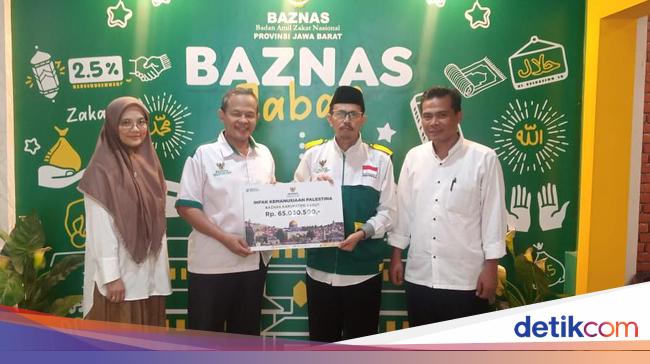 BAZNAS Garut Salurkan Donasi buat Palestina, Tahap 1 Terkumpul Rp 65 Juta