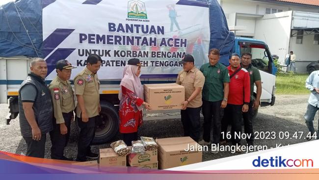 Kemensos Kirim Bantuan Logistik untuk Korban Banjir di Aceh Tenggara