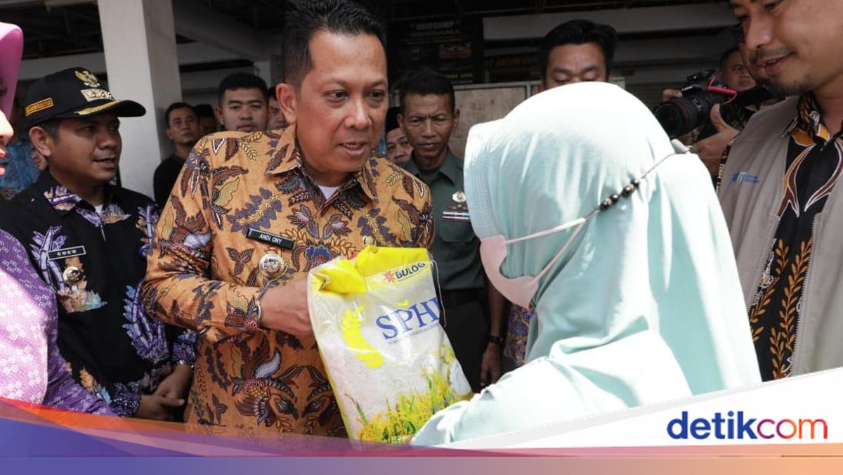 Pemkab Tangerang Sediakan 3,5 Ton Beras Murah di Pasar Gudang Tigaraksa