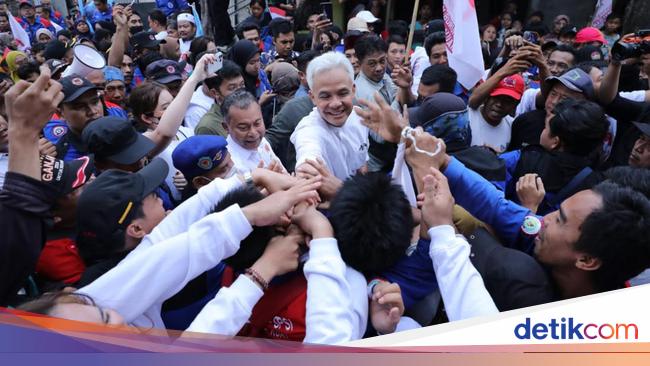 Ganjar Temui Buruh di Tangerang, Diskusi soal Naikkan Insentif