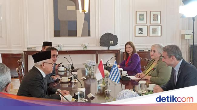 Ma'ruf Ajak PM Yunani Serukan Setop Perang di Gaza: Sudah Terjadi Genocide