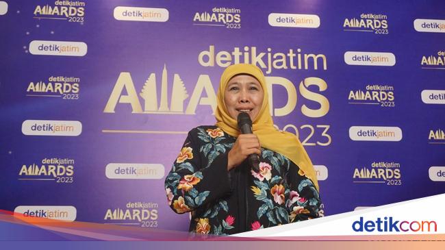 Gubernur Khofifah Apresiasi detikJatim Awards 2023: Luar Biasa! Gubernur Khofifah Apresiasi detikJatim Awards 2023: Luar Biasa!
