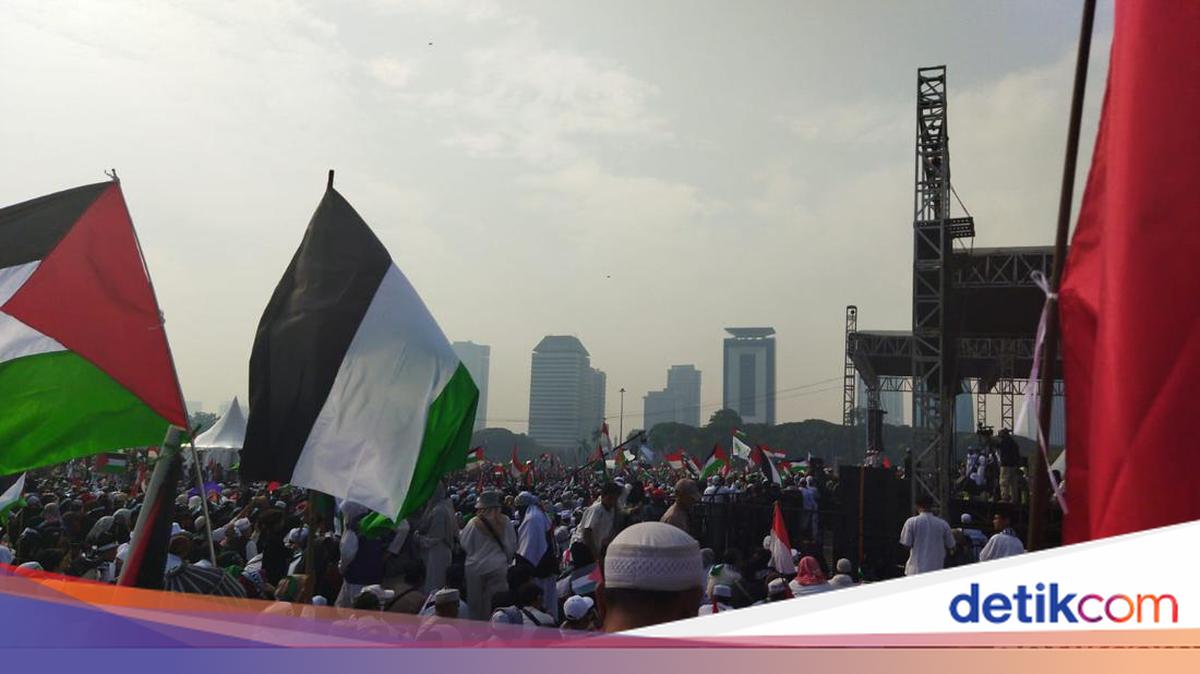 Munajat 212 di Monas Masih Berlangsung, Begini Penampakannya