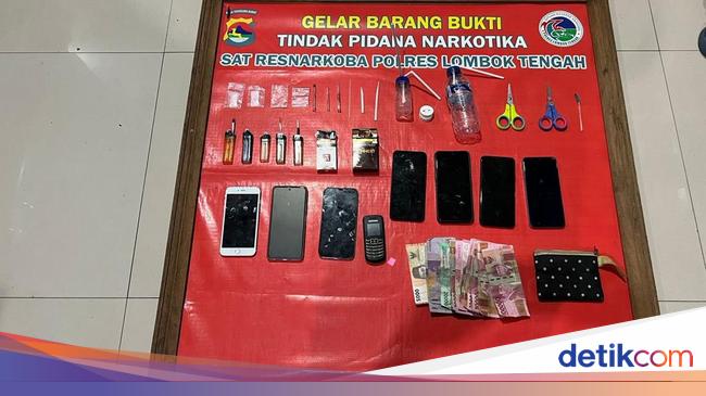 Caleg PAN Lombok Tengah Tes Urine Seusai Ditangkap Saat Pesta Sabu