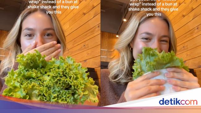 Pesan Burger Sayur, Wanita Ini Kaget Dapat Porsi Mirip Makanan Kelinci!