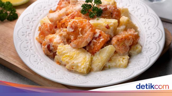 Resep Selada Udang dan Nanas yang Segar Creamy ala Restoran