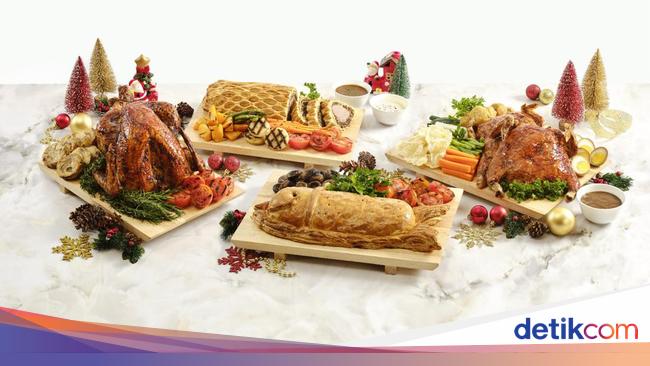 Ada Iga Sapi Panggang hingga Salmon Coulibiac Spesial Natal di Sini