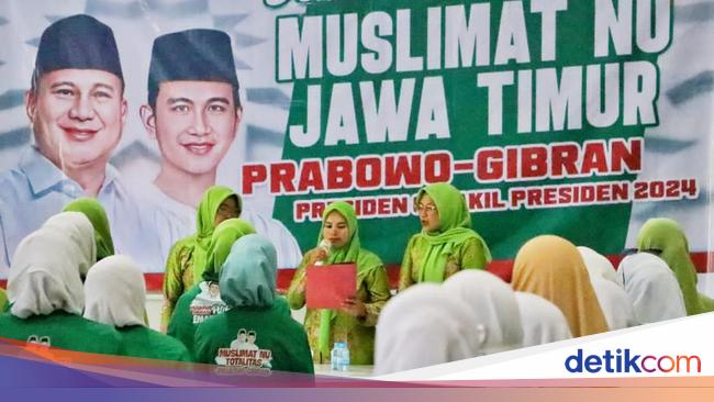 Muslimat NU Jatim Deklarasi Dukung Prabowo-Gibran di Pilpres 2024