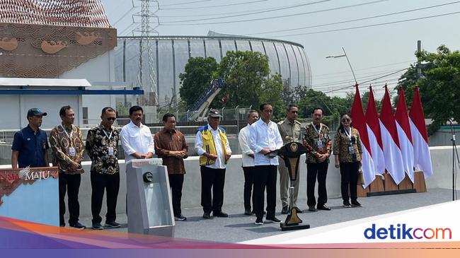 Jokowi Resmikan Stasiun Pompa Ancol Sentiong, Terbesar di Indonesia
