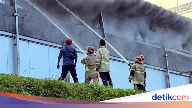 Meski Sulit, Damkar Sukses Jinakkan Api di Peternakan Ayam Sukabumi