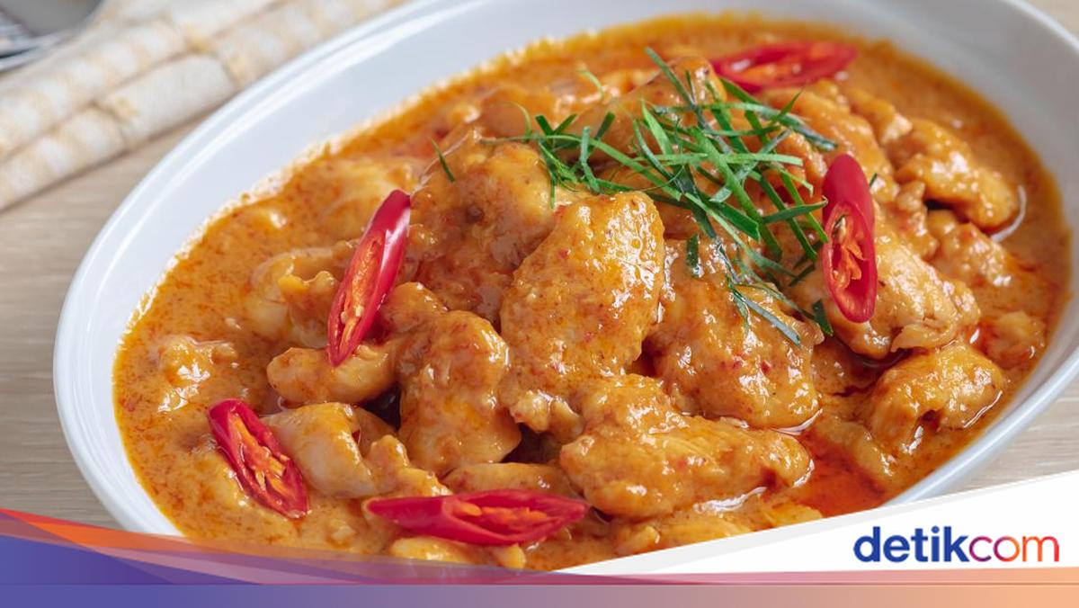 Resep Kari Ayam Panang Khas Thailand yang Berkuah Kental Creamy