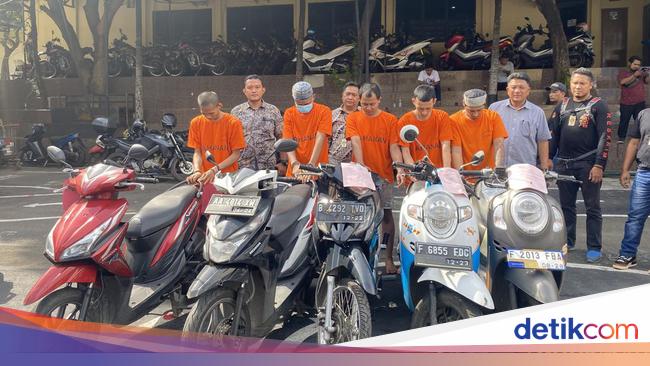 Polisi Tangkap 6 Pelaku Curanmor Di Depok Salah Satunya Satpam Kompleks