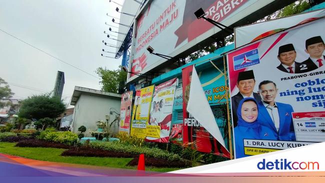 Satpol PP Surabaya Sebut Masih Ada APK yang Dipasang Semrawut
