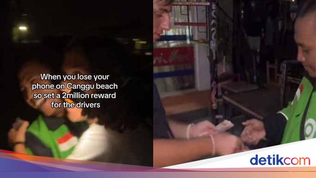 Viral! Ojol di Bali Dapat Hadiah Rp 2 Juta Berkat Temukan HP Bule yang ...