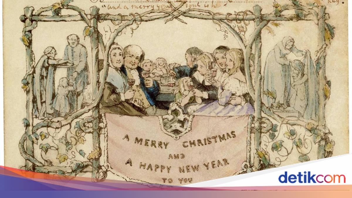 Sejarah Kartu Natal Pertama di Dunia, Asalnya dari Inggris