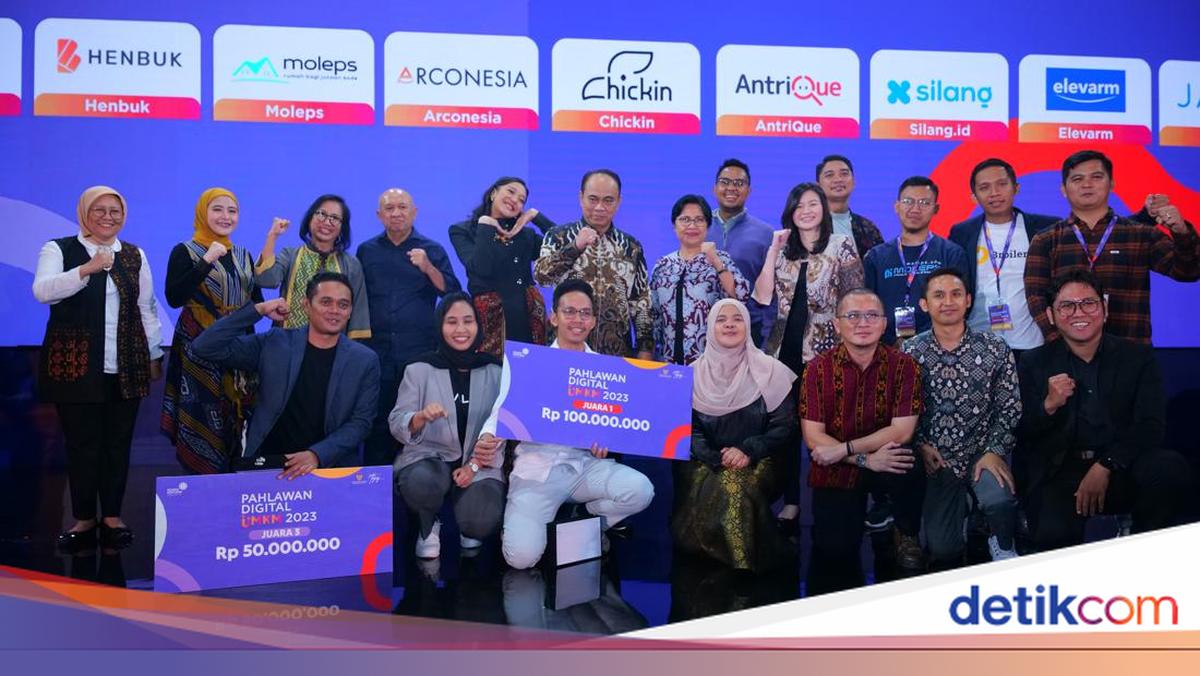 Inovator Muda Pahlawan Digital UMKM 2023 Memberi Penghargaan dan Tanda ...