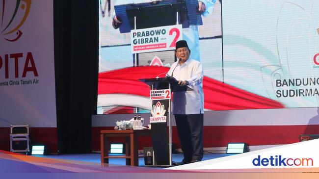 Janji Prabowo Jika Menang Pilpres, Ajak Pesaing Ikut Berbakti ke Rakyat Janji Prabowo Jika Menang Pilpres, Ajak Pesaing Ikut Berbakti ke Rakyat