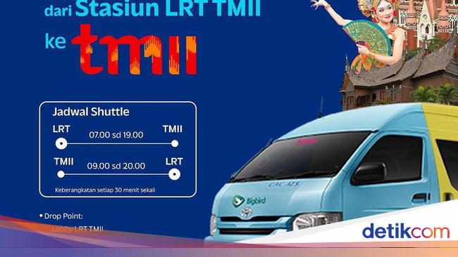 Jadwal Shuttle Bus TMII dan Cara Naiknya Gratis dari Stasiun LRT