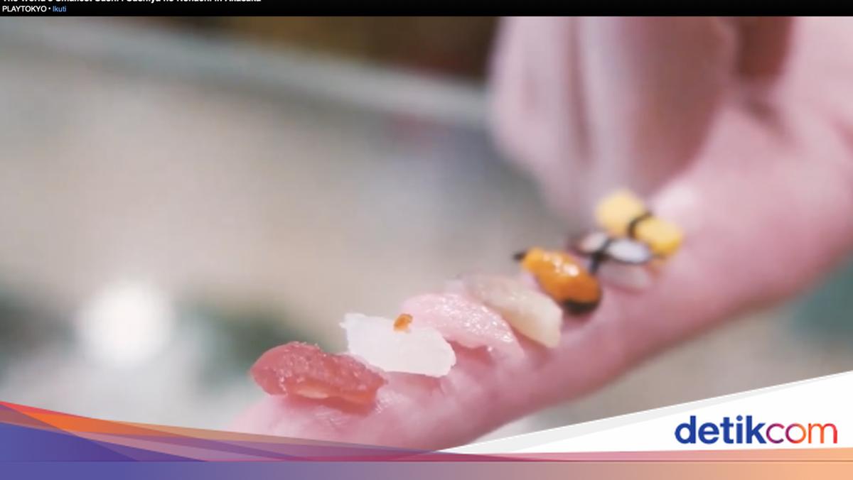 Wah! Sushi Terkecil di Dunia Ini Dibuat dari Sebutir Nasi