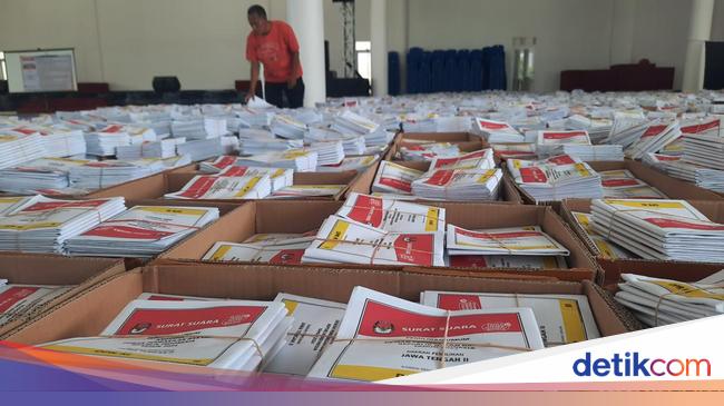 KPU Cianjur: 2.604 Surat Suara Pemilu 2024 Rusak