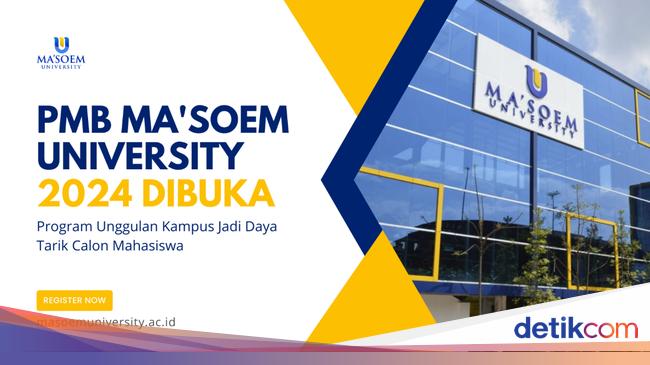 Penerimaan Mahasiswa Baru Dibuka, Ini Program Unggulan Ma'soem University