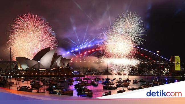 Meriahnya Pesta Kembang Api Pergantian Tahun 2024 di Australia