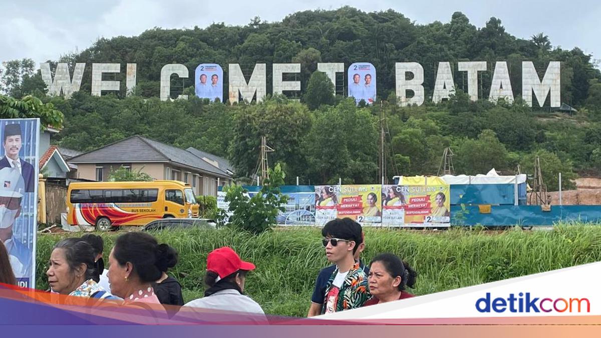 Ini Monumen Welcome to Batam, Ikon yang Dinodai Spanduk Prabowo-Gibran