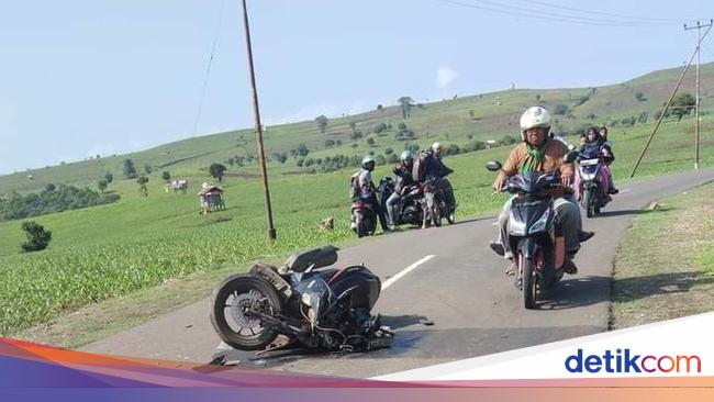 Kecelakaan Maut Motor Vs Motor di Dompu, 3 Orang Kritis!
