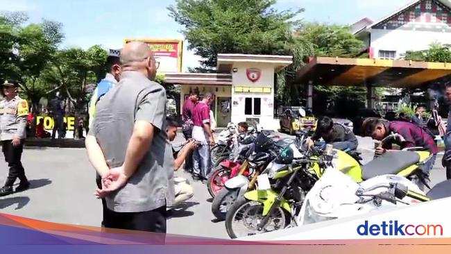 Polisi Tertibkan 121 Motor Berknalpot Brong di Aceh