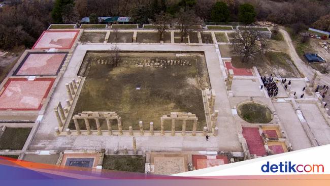 Istana Berusia 2 400 Tahun Dibuka Lagi Di Yunani Usai Restorasi 16 Tahun