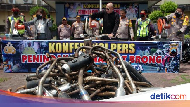 Ancaman Sanksi Tilang Ke Pemotor Di Jakarta Yang Pakai Knalpot Brong