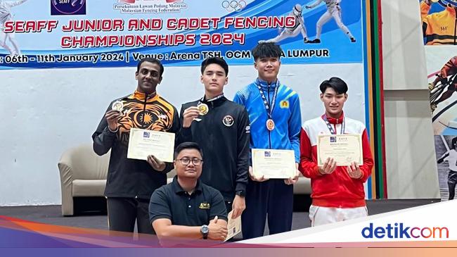 Tim Anggar Indonesia Raih 5 Medali di Championships 2024 Malaysia