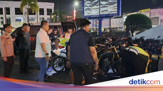 Respons Curhatan Warga ke Kapolda, Polres Dumai Razia Balap Liar-Knalpot Brong