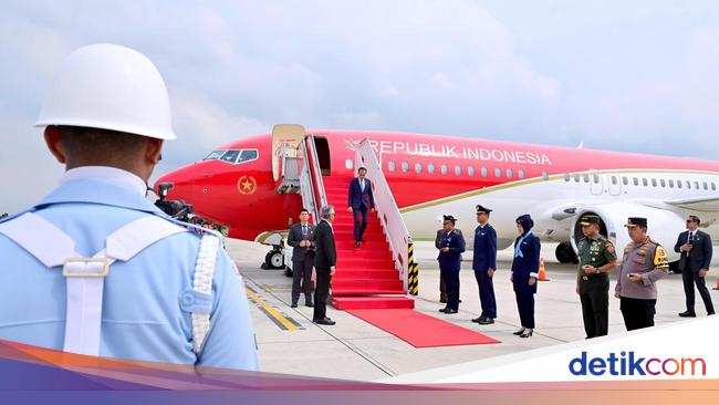 Jokowi Tiba di Tanah Air Usai Kunker, Panglima-Kapolri Menyambut Jokowi Tiba di Tanah Air Usai Kunker, Panglima-Kapolri Menyambut