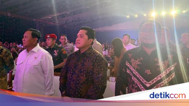 Prabowo Hadiri Perayaan Natal Kementerian BUMN di JCC Senayan Prabowo Hadiri Perayaan Natal Kementerian BUMN di JCC Senayan