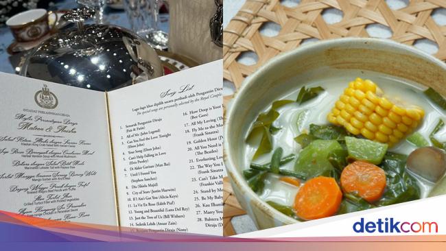 Wouw! Ada Sayur Lodeh di Jamuan Makan Pernikahan Pangeran Mateen