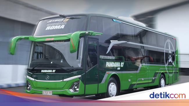 Sleeper Bus Baru PO Pandawa 87 Meluncur, Pakai Bodi Adiputro Jetbus 5