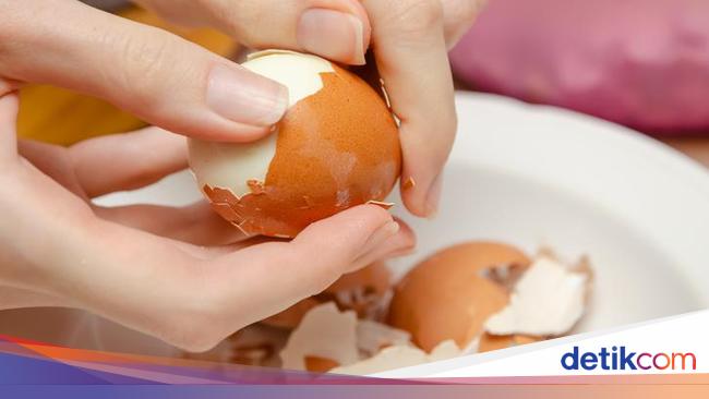 Telur Rebus Mulus dan Tidak Hancur, Begini Tips Mengupasnya