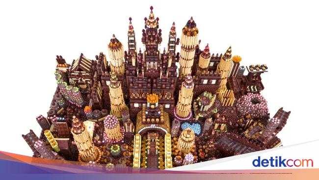Gokil! Kastil Ini Dibuat dari Cokelat Seharga Rp 28,7 Juta